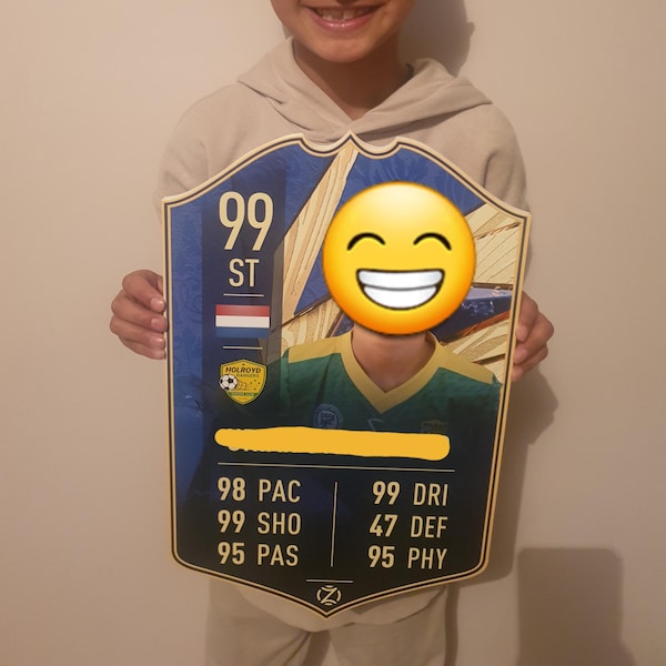 Personalized FIFA Ultimate Team FUT Card Football Soccer Fan Customized ...