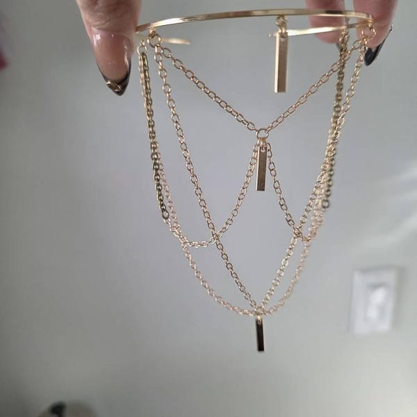 Gold Upper Arm Bracelet for Women – Open Cuff Bangle Rectangle Stick ...