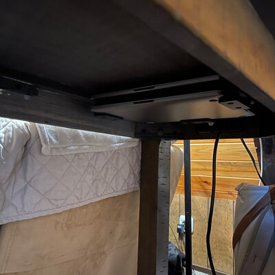 Under Desk Double Decker Laptop Holder Mount Fits Double the Laptops - Etsy