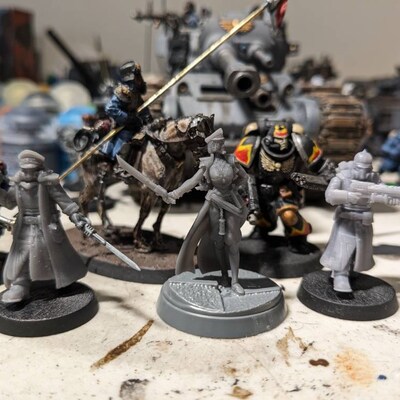 Grim Guard the Duchess HQ Station Forge Female Grimdark Tabletop Corps ...