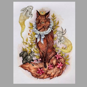 The Conjuring A4 Digital Coloring Page by Karolina Kubikowska - Etsy