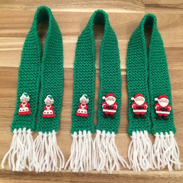 Craft Buttons MR and MRS CLAUS Father Christmas Santa Suit Reindeer ...