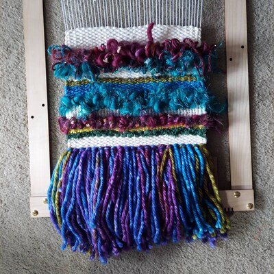 Twist Mini Sustainable Fiber Skein Upcycled Weaving Art Yarn Bundle ...