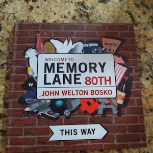 Personalised 35th Birthday Book Memory Lane Birthday Gift | Etsy