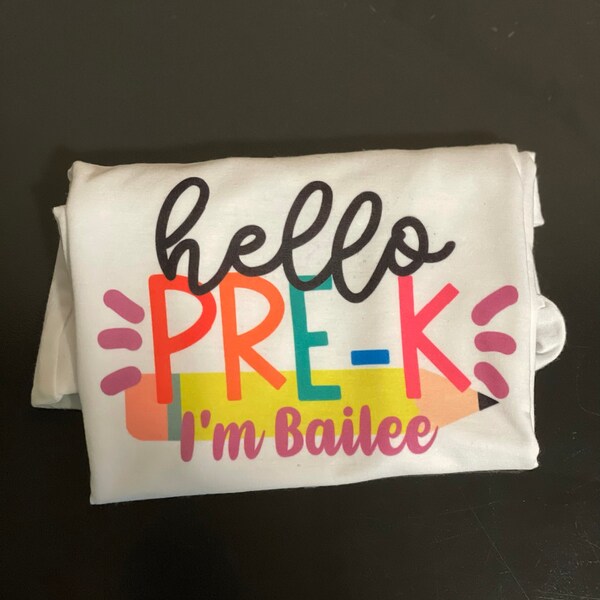 Hello Pre-k SVG, Pre-k SVG, Back to School Svg, Pre-k Svg, Teacher Svg ...