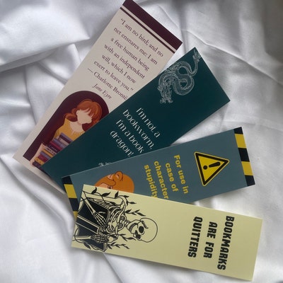 4 PACK BOOKMARK DEAL - Etsy