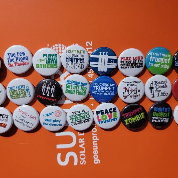 Colorguard Buttons / Marching Band / Set of 12 Colorguard 1 or 1.25 ...