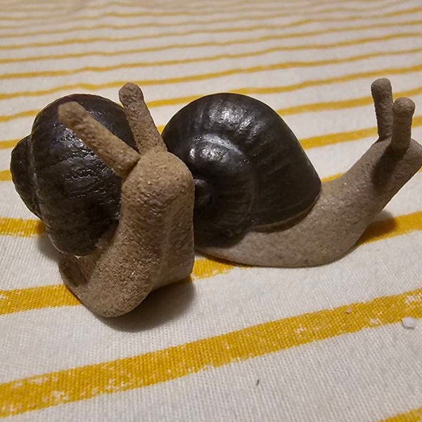 Kawaii Ceramic Snail Car Ornament, Cute Snail Car Decoration, Car ...