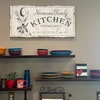 Personalized Kitchen Sign, Family Kitchen Sign, Rustic Kitchen Decor ...