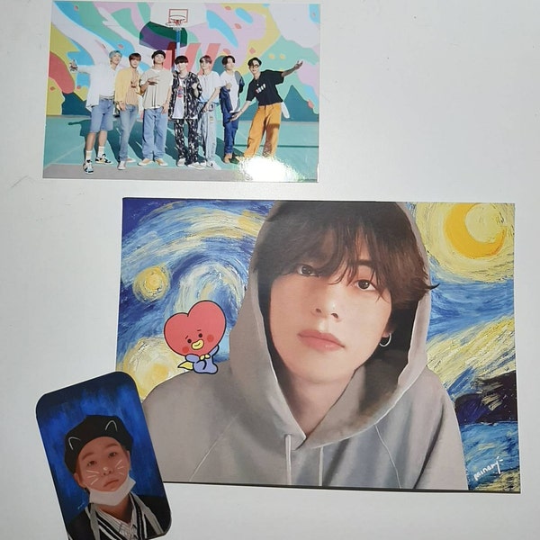 Bts V - Kim Taehyung Starry Night - Print A5 - Etsy
