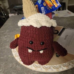 Crochet Pattern of Ice Cream Monster Yeti Amigurumi PDF - Etsy