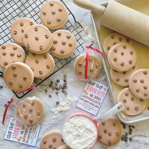 Printable/editable Cookie Thank You Cookie Treat Gift Tag for Employee ...