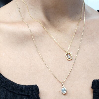 Cute Solid 14K Yellow Gold Cherub Thinking Angel Round Shaped Medallion ...