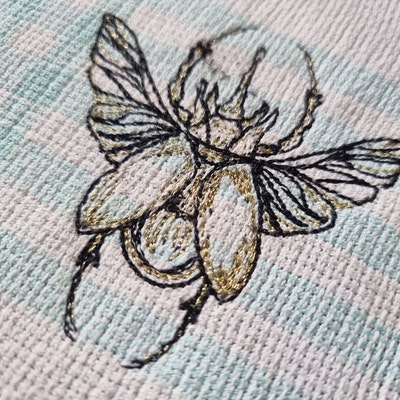 Insects Embroidery, Bug, Sketched Style, Machine Embroidery Design, 2 ...
