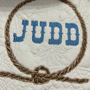 Rope Frame Border Machine Embroidery Design - Country Western Cowboy ...