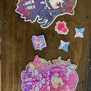 Vocaloid Rin and Len Holographic and Vinyl Stickers - Etsy