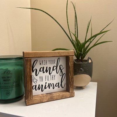 Farmhouse-ish Wooden Farmhouse Sign Rae Dunn Inspired Sign - Etsy