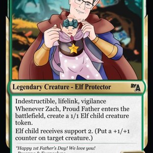10x Custom MTG Card 2.5x3.5, Magic the Gathering Art, Gifts, Birthday ...