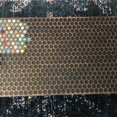 Round Bottle Cap Table, Solid Wood, End Table, Side Table, Bar Table - Etsy