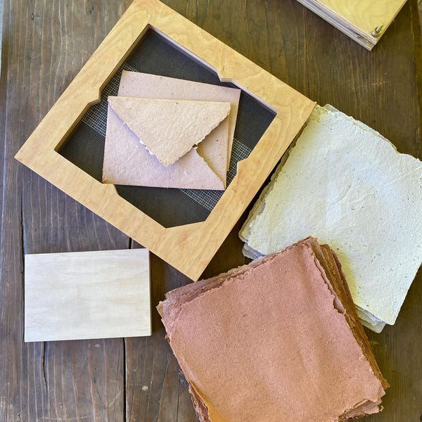 Envelope Mould and Deckle for Handmade Paper Making. Paper Making Kit ...