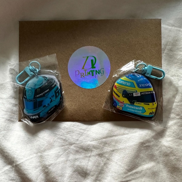 2024 Formula One Car Epoxy Resin Keyrings, F1 Keyrings, F1 Gift ...