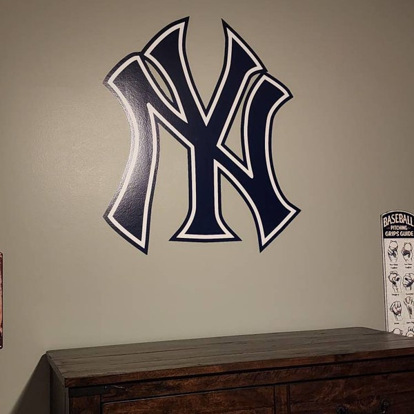 New York Yankees Sticker Decal Vinyl SIZES WALL Decor Peel and ...
