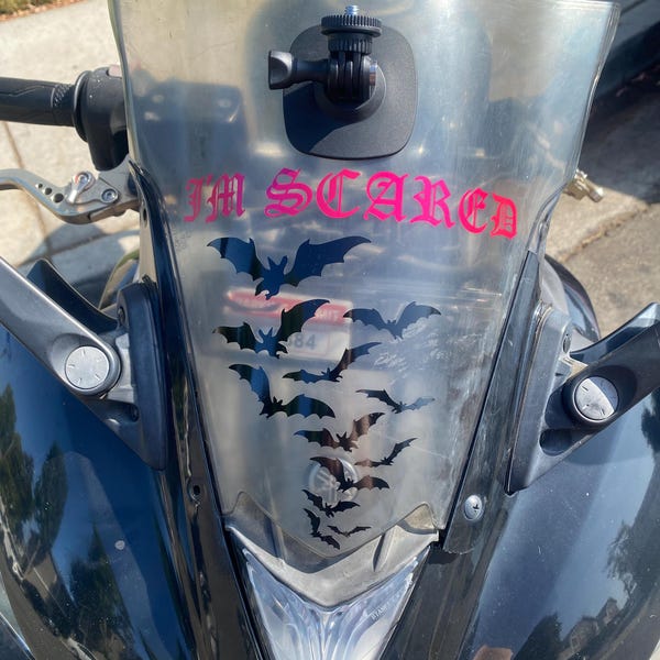 Bat Decal | Bats | Goth Car Accessories | Spooky Bitch | Goth Car Decor ...