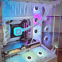 Permafrost PC Fan Shroud by Famo3d, Ice Fan Shroud, 120mm & 140mm Fan ...
