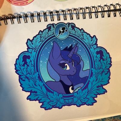 MLP Inspired Vintage Luna Vinyl Sticker - Etsy