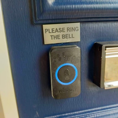1 X 2 Please Ring the Bell Door Sign - Etsy