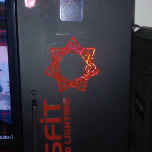 DOUBLE HEPTAGRAM Decal Vinyl Sticker //red: Matte, Metallic, or ...