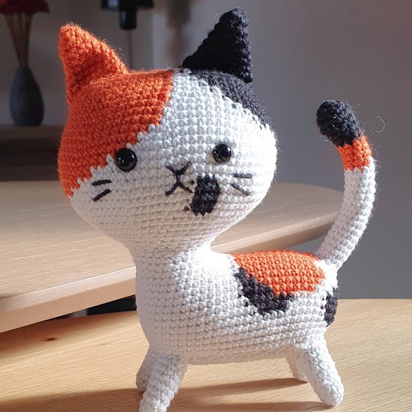 4 Cat Head Crochet Pattern Digital Instant DIY Amigurumi PDF, Adorable ...