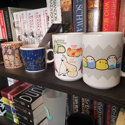 Squishy Birbs Mug Cockatiel / Budgie / Lovebird - Etsy