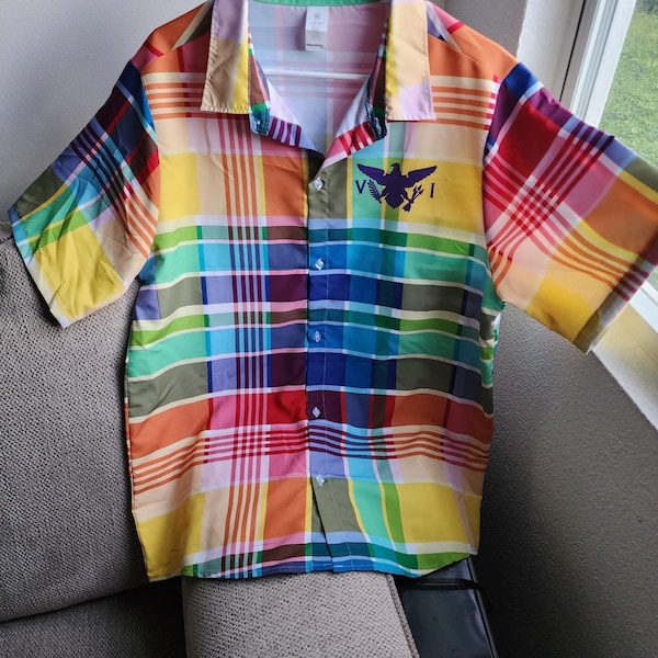 Madras, Madras Shirt, Caribbean Madras T-shirt, VI Madras Tshirt ...