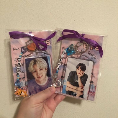 BTS Inspired Double Sided Bias Keychains, Kpop Keychains, K-pop Bias ...