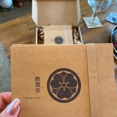 PLUM BLOSSOM CLEARANCE Kamon Note Cards With Matching - Etsy