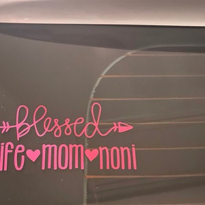 Personalized Name and Phone Number Vinyl Decal Sticker Call | Etsy