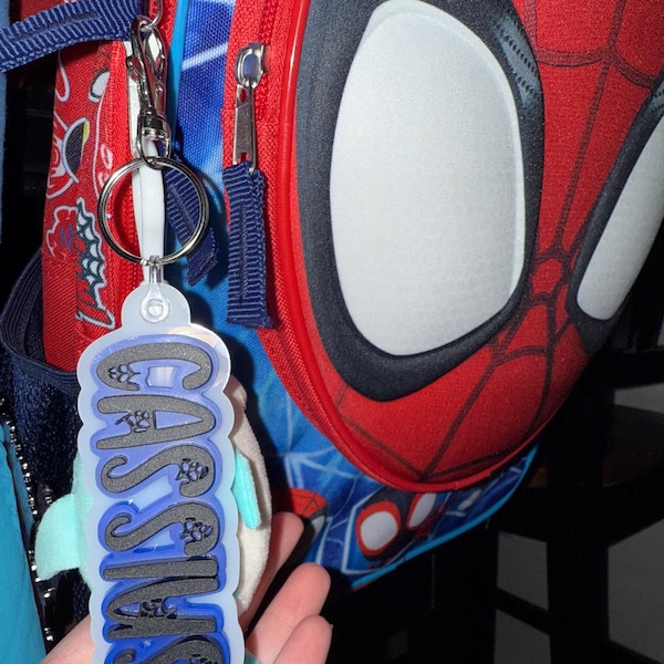 NFC Tag Emergency Contact for Kids and Adults Backpack Tag Acrylic ...