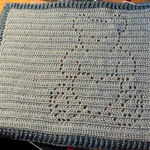 Arthur Blanket | Filet Crochet Blanket Pattern | Baby Blanket Crochet ...