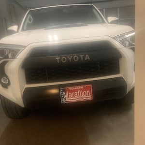 Domed 3D Raised Letters Inserts Compatible With TRD Pro Skid Plate ...