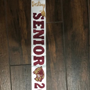 Senior Sashes Designed for Your Team. Price Listed is for Each ...