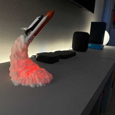 Rocket Light Desk Lamp Novelty Space Planet Theme LED Night Light ...