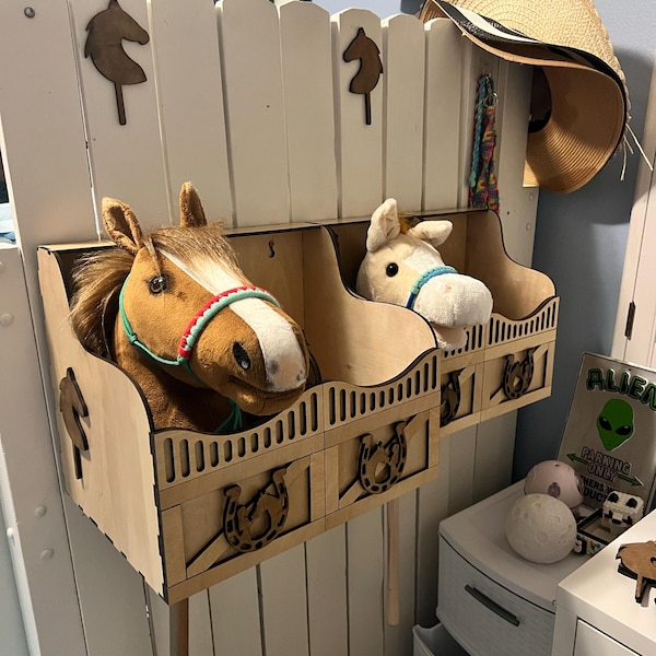 Hobby Horse Stable Laser Cut Digital DESIGN FILES ONLY ***for Personal Use Only*** - Etsy