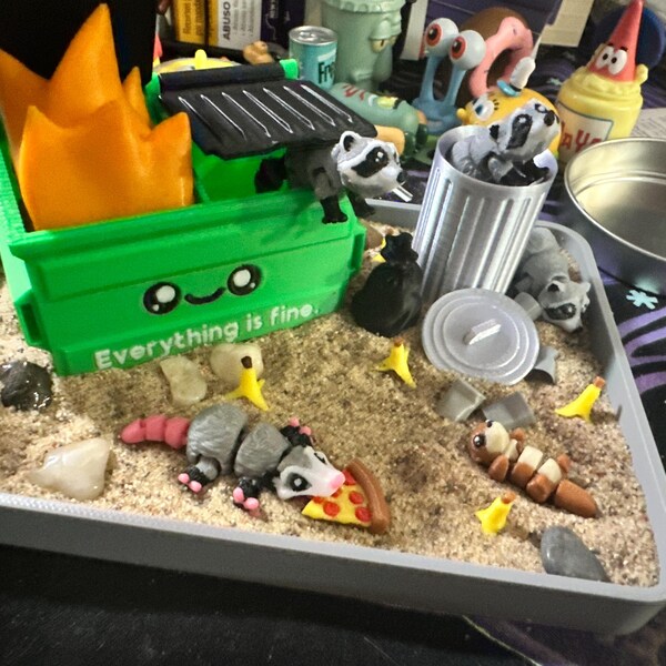 Bunny Zen Garden - Fidget Desk Sandbox - Cubicle Decor - Office Stress ...