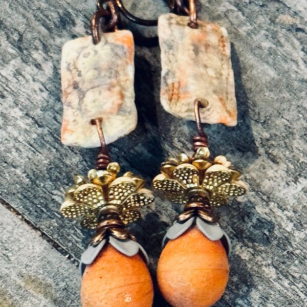 Where Wildflowers Grow ... Artisan Enameled Copper and Glass Lampwork ...