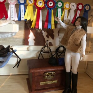 Deluxe Grand and Reserve Champion Model Horse Show Sashes for 1:9 Scale ...