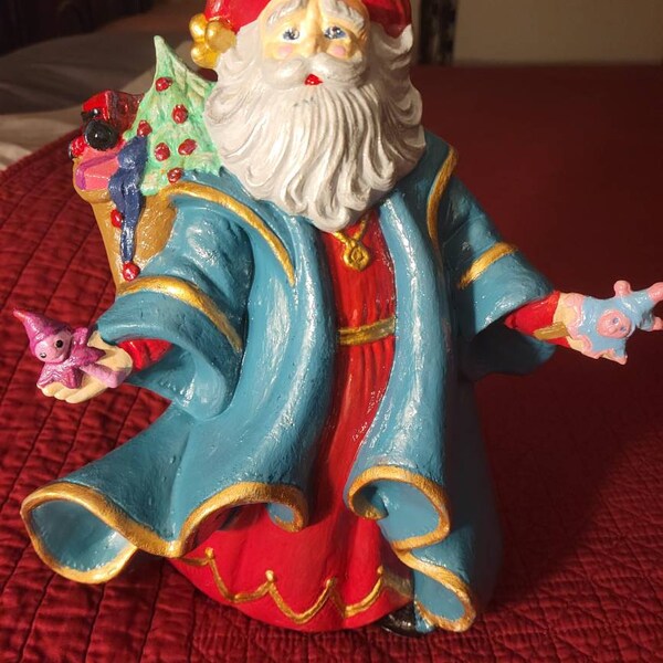Ready to Paint - Renaissance Santa With Puppets - Gare 1567 - Etsy