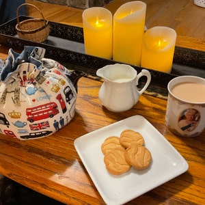 X SMALL SIZED Drop in Snuggie Tea Cozy Fits a 12-16 Oz Teapot and Made ...