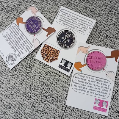 Suspiciously Quiet Inwardly Defiant Hard Enamel Pin Gift for Lovely ...