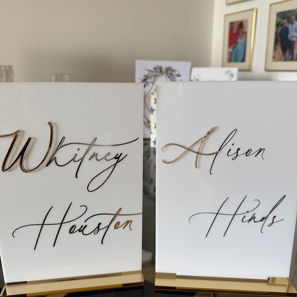 Silver Mirror Wedding Welcome Sign - Welcome Wedding Sign - Custom ...